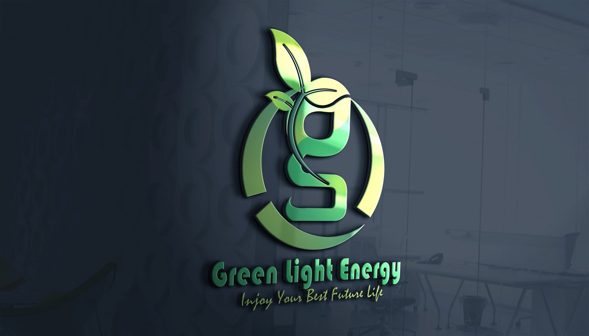 Eco Green Light Energy Logo Design – GraphicsFamily