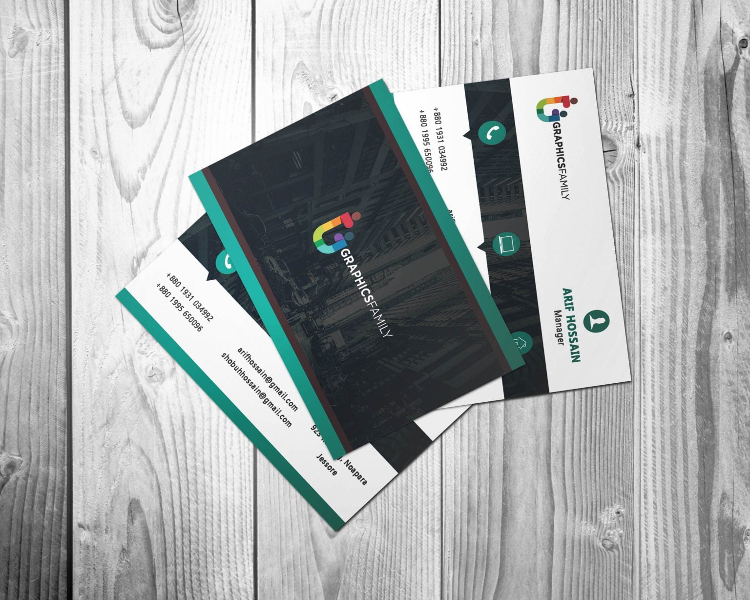 Global Business Card Design – GraphicsFamily