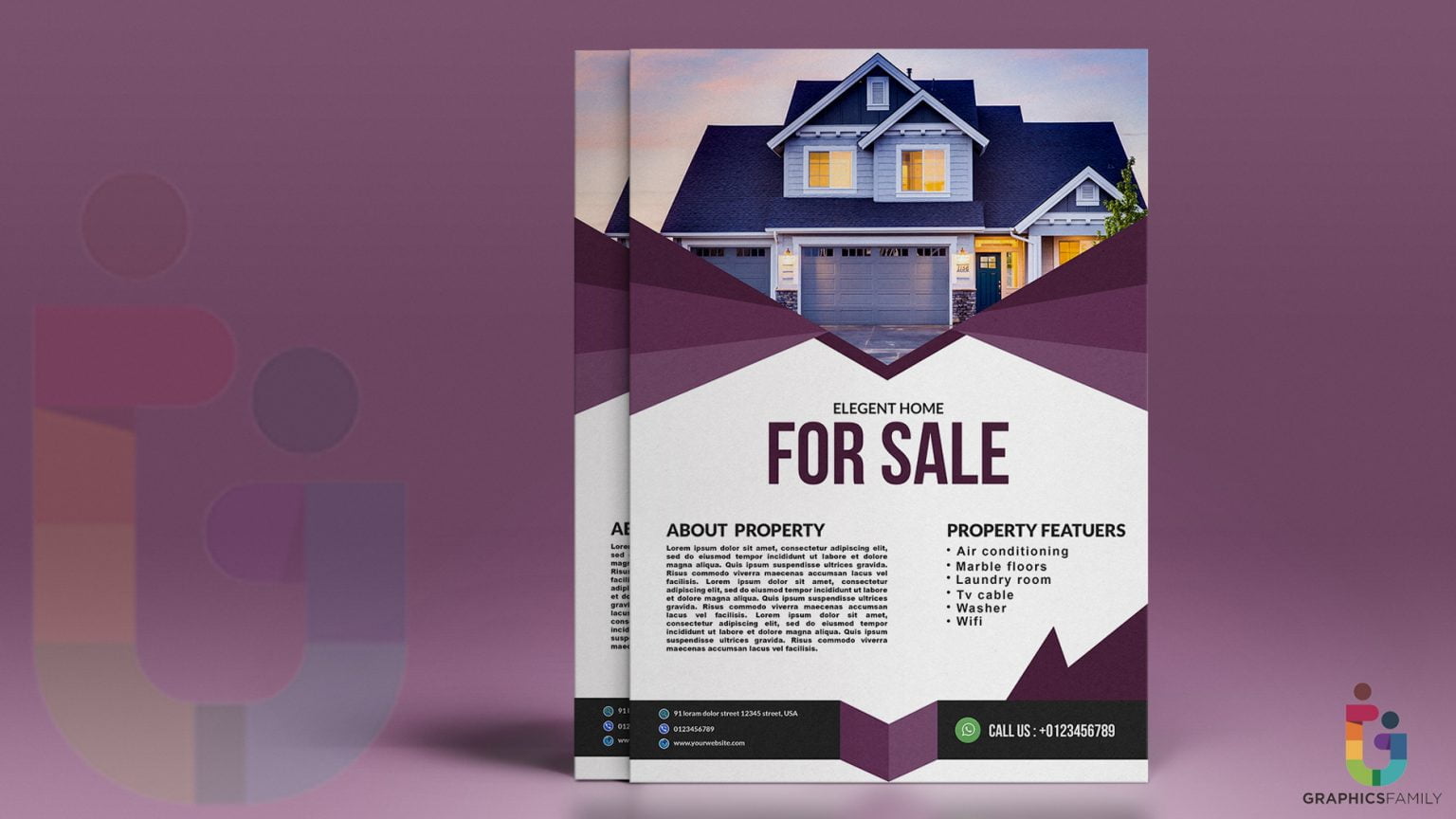 Free Real Estate Professional Flyer Template – GraphicsFamily