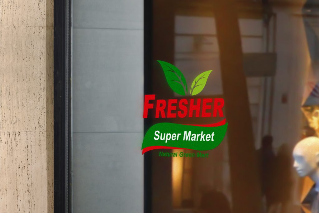 Free Super Market PSD Logo Template – GraphicsFamily