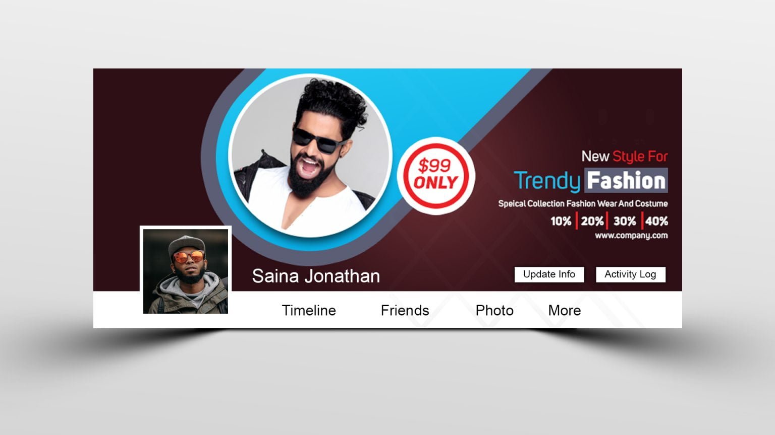 Free Trendy Fashion Style Facebook Ad Cover Design – GraphicsFamily