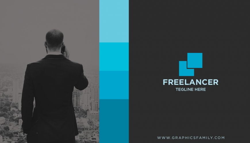 Freelancer Business Card Template – GraphicsFamily