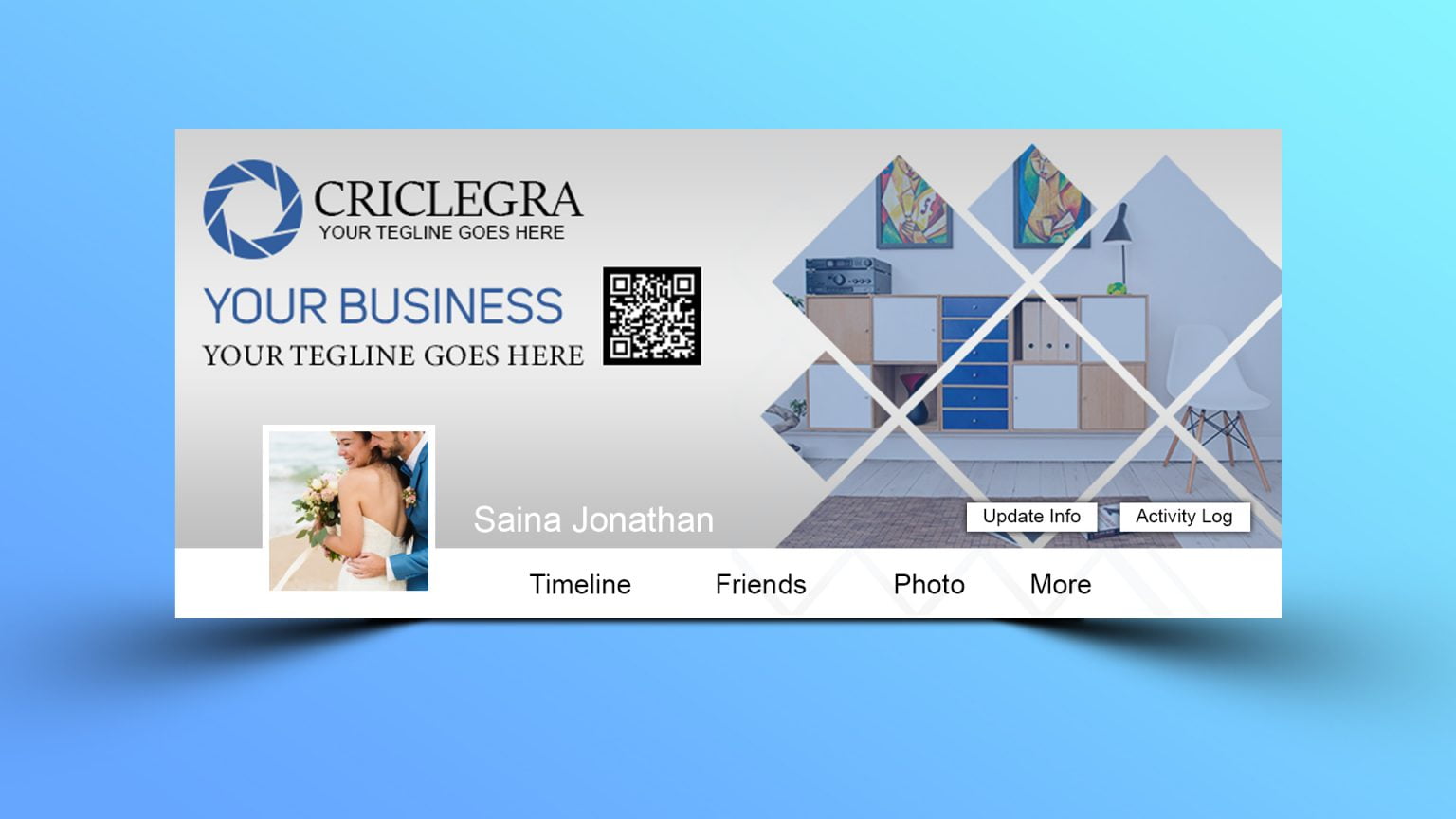 Interior Design Facebook Cover Template – GraphicsFamily