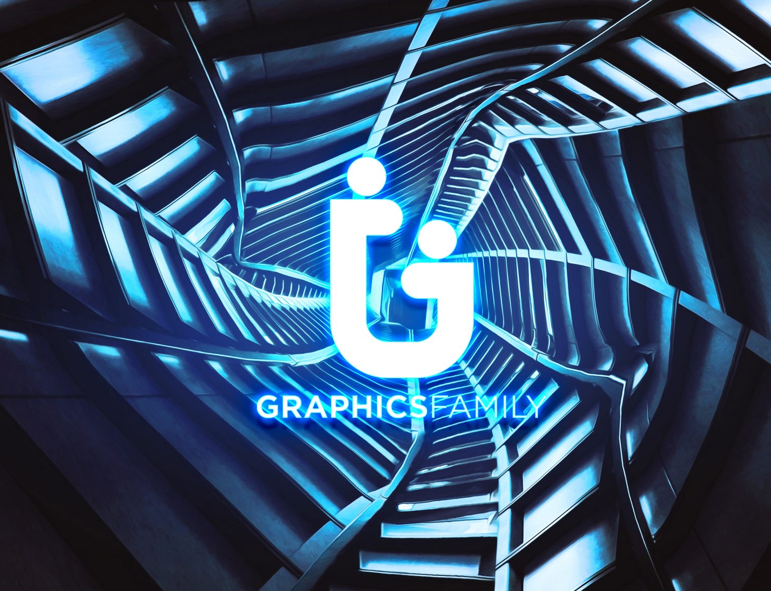 Free PSD Neon Lights Logo MockUp – GraphicsFamily