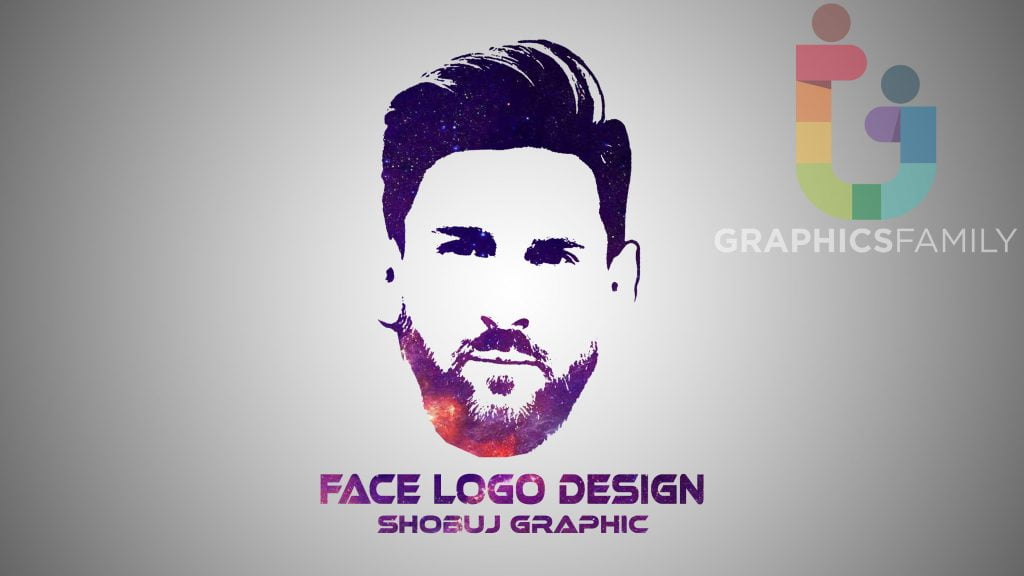 Free .PSD Face Logo Template – GraphicsFamily