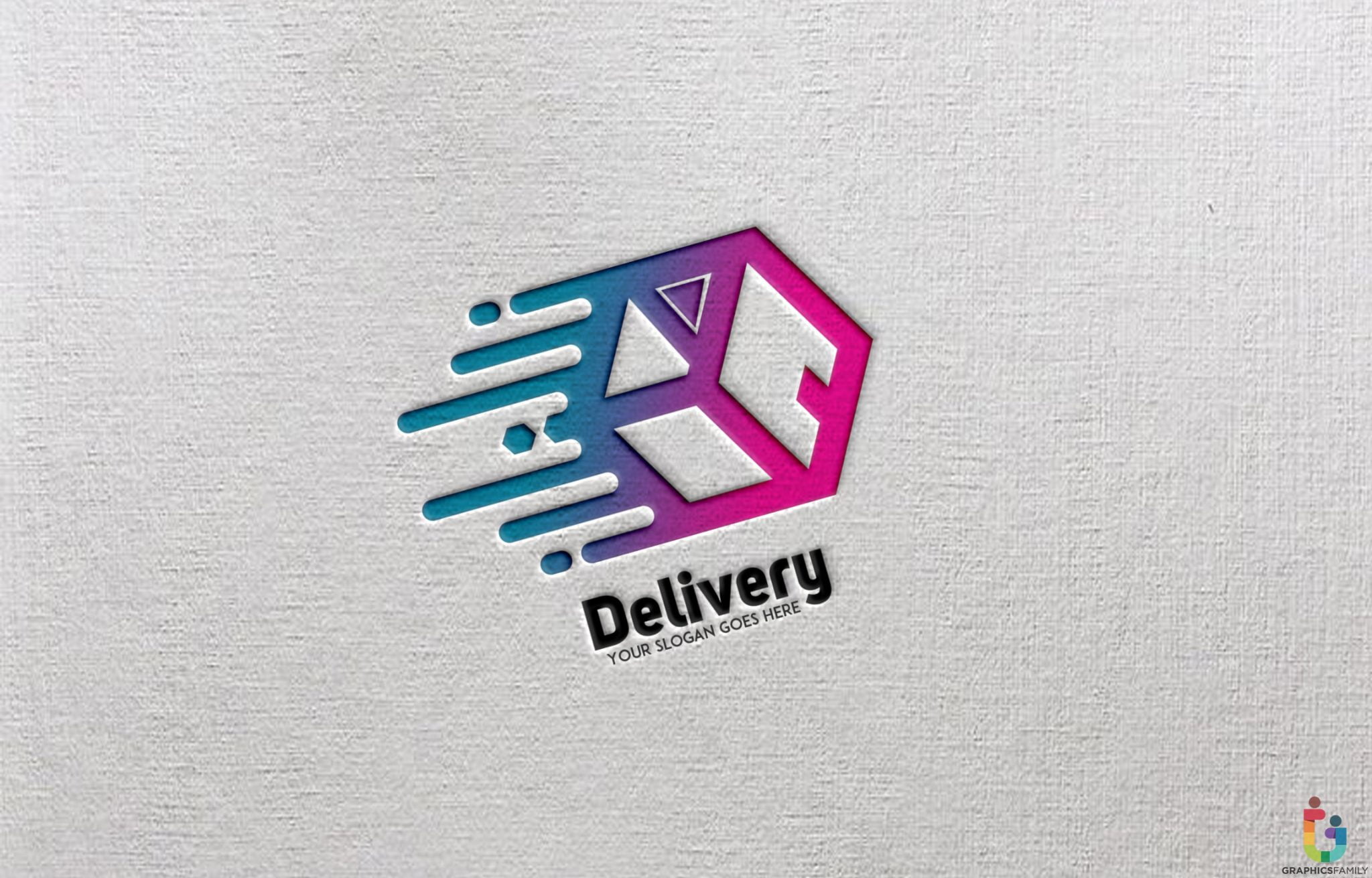 Delivery Abstract Logo Template – GraphicsFamily
