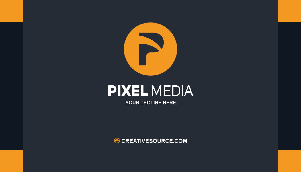 Pixel Media Business Card Design – GraphicsFamily