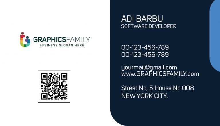 Software Engineer PSD Business Card Template – GraphicsFamily