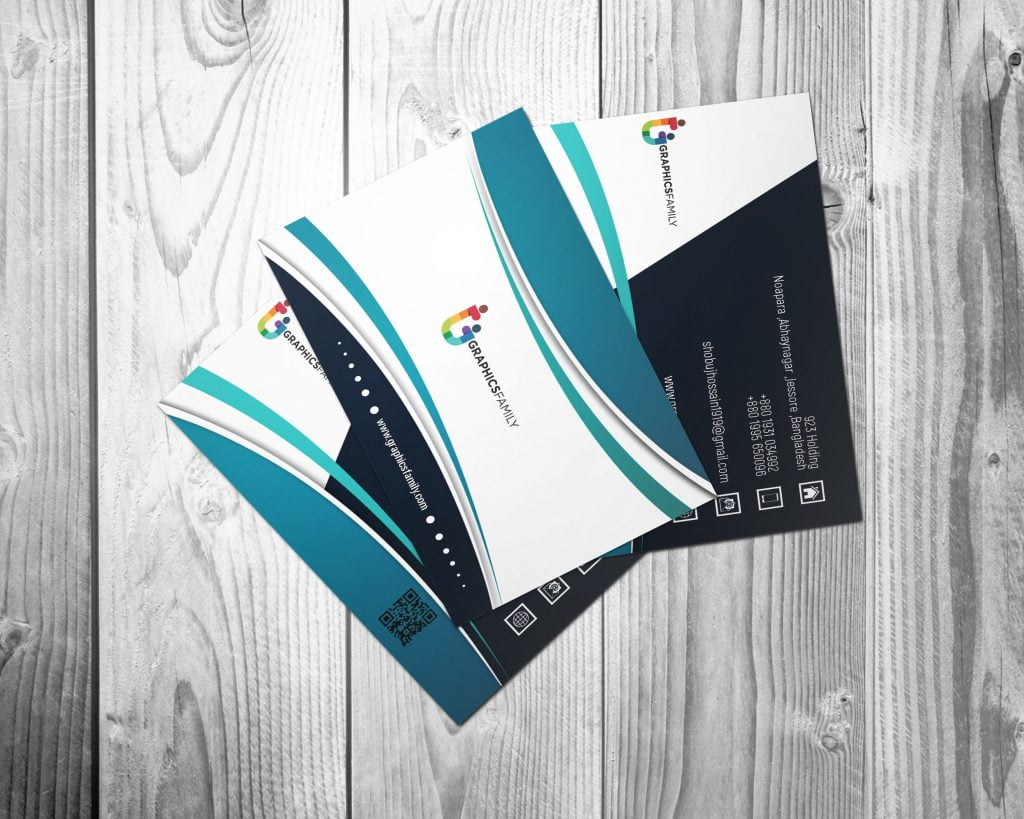 Stylish Business Card Design Template – GraphicsFamily