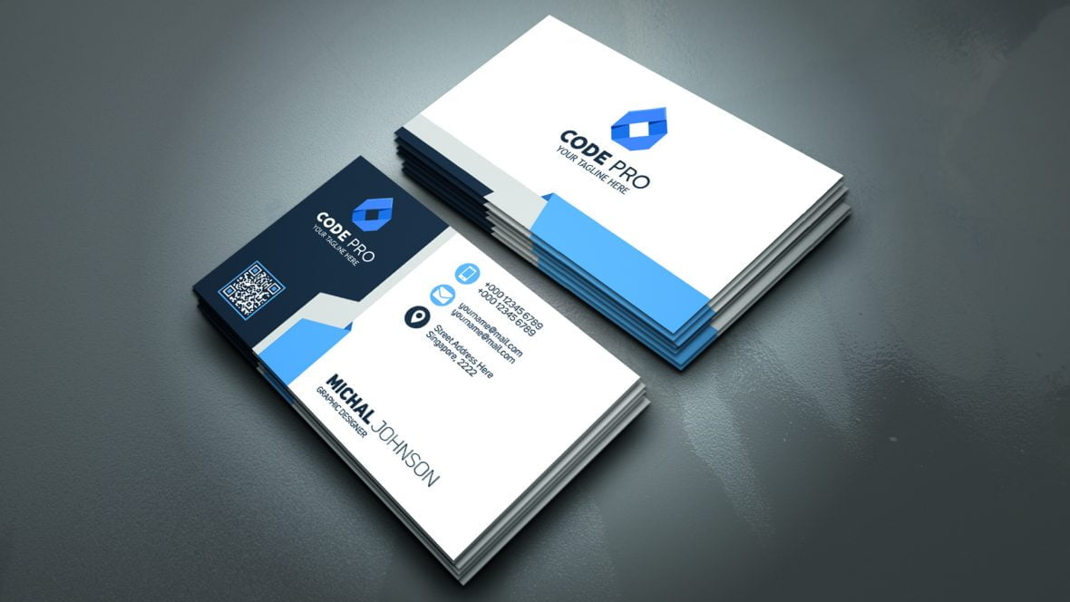 Web Programmer Business Card Design .PSD – GraphicsFamily