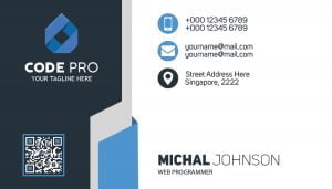 Web Programmer Business Card Design .PSD – GraphicsFamily