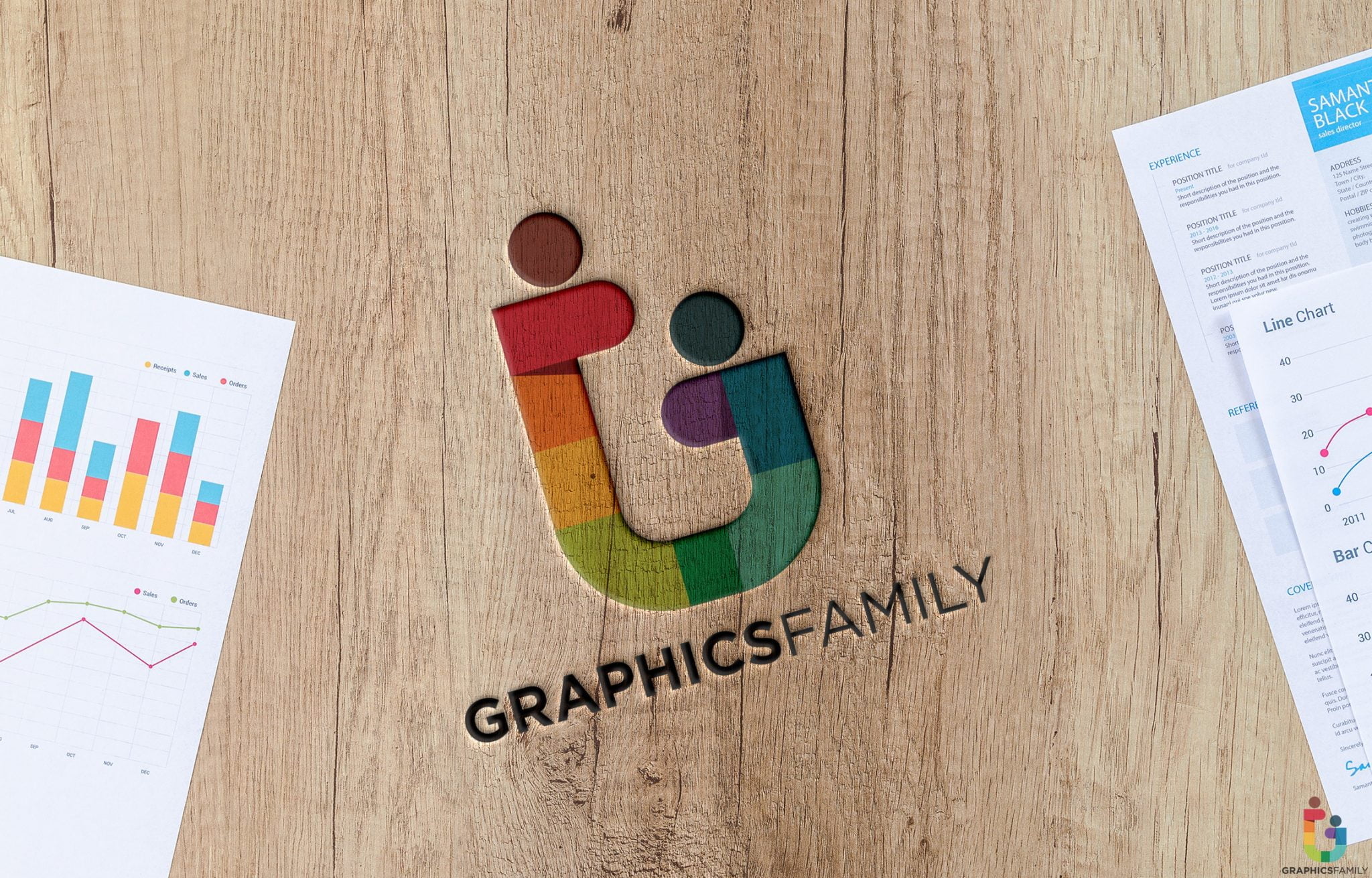 Free Logo MockUps Bundle 10 in 1 – GraphicsFamily