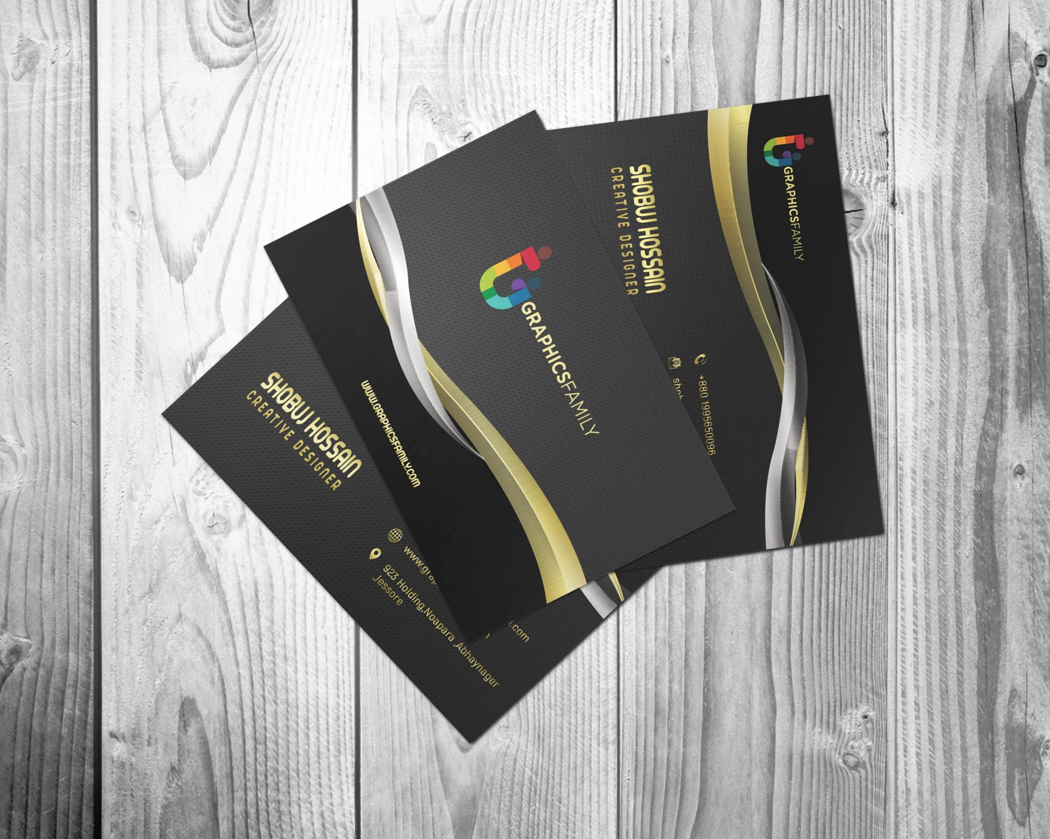 Equity Research Analyst Business Card Design – GraphicsFamily