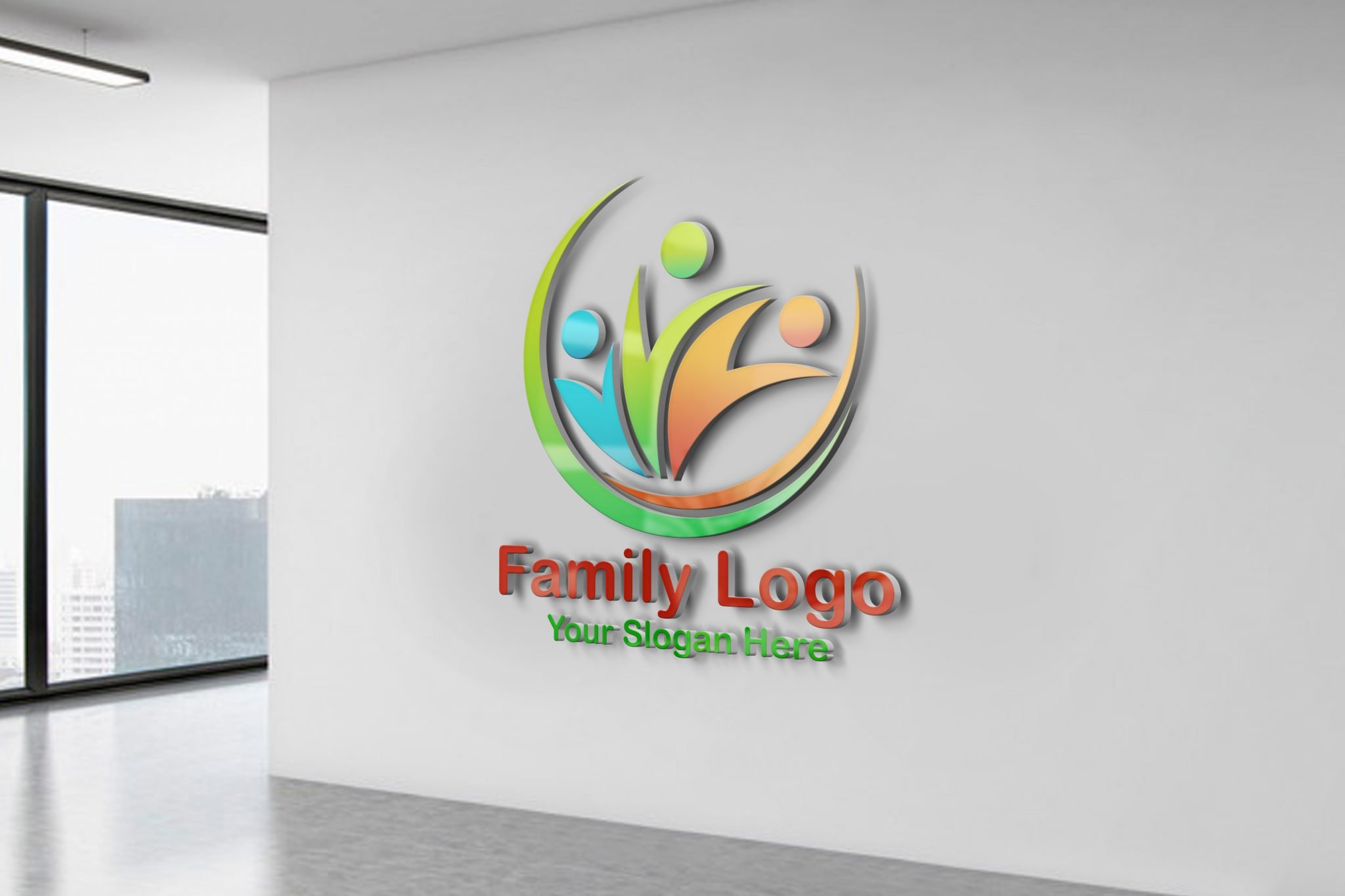 Free Family Logo Vector – GraphicsFamily
