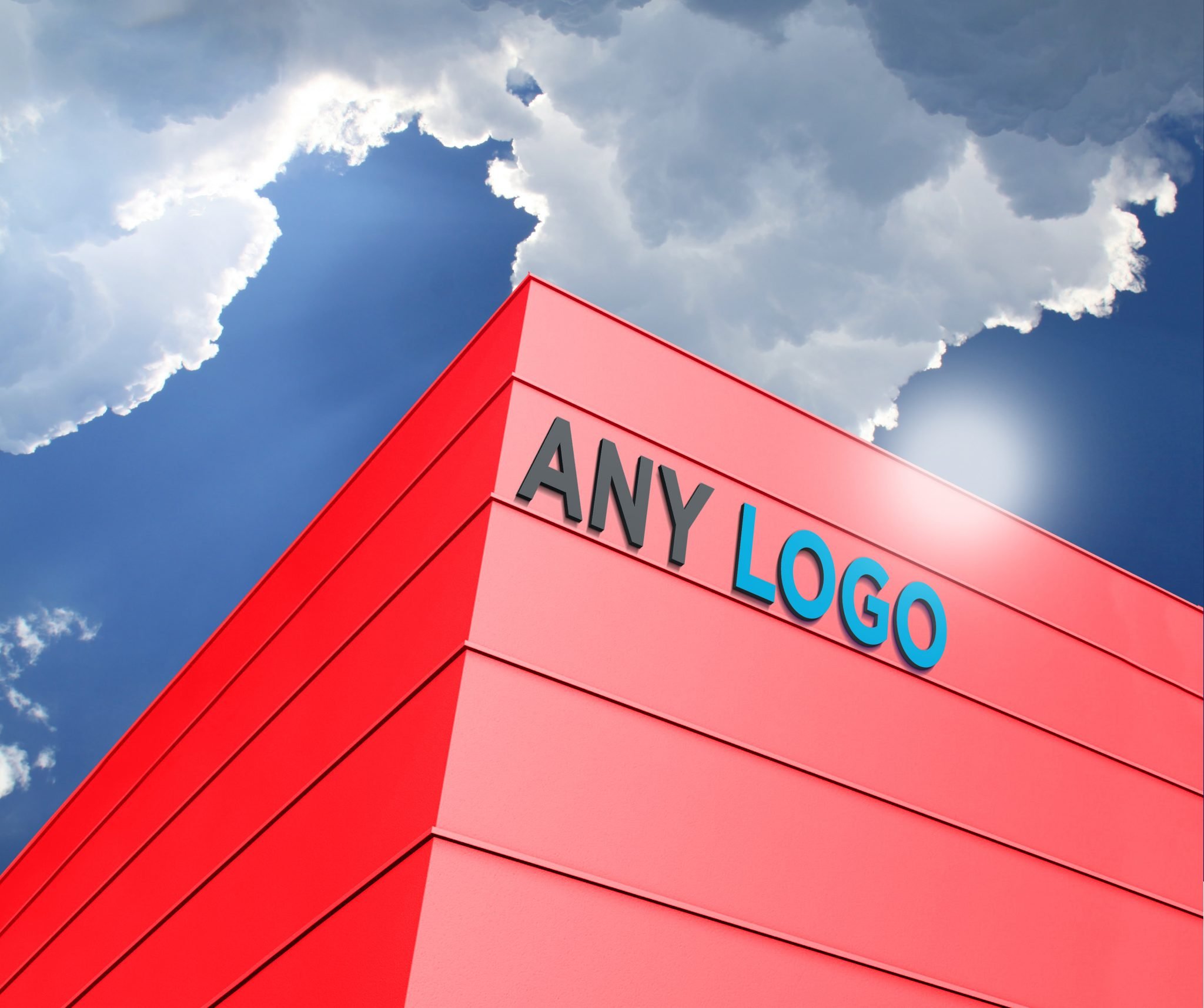 Free 3D Building Logo Mockup – GraphicsFamily