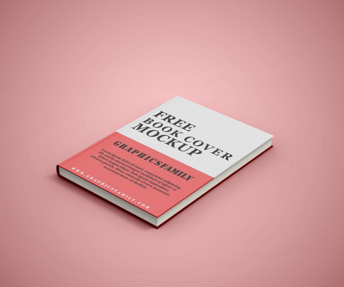 Free Book Cover Mockup GraphicsFamily