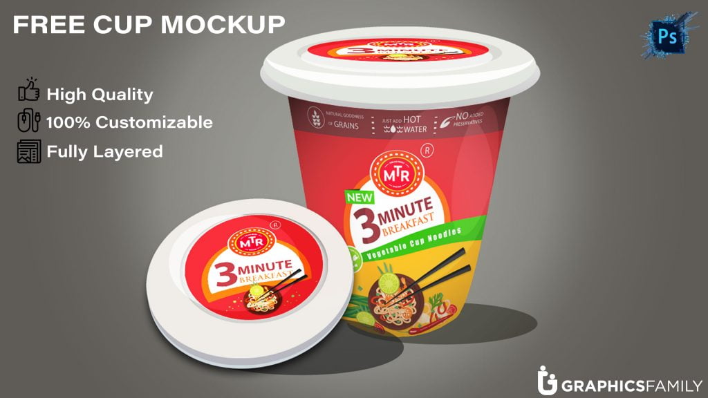 Free Cup Mockup – GraphicsFamily