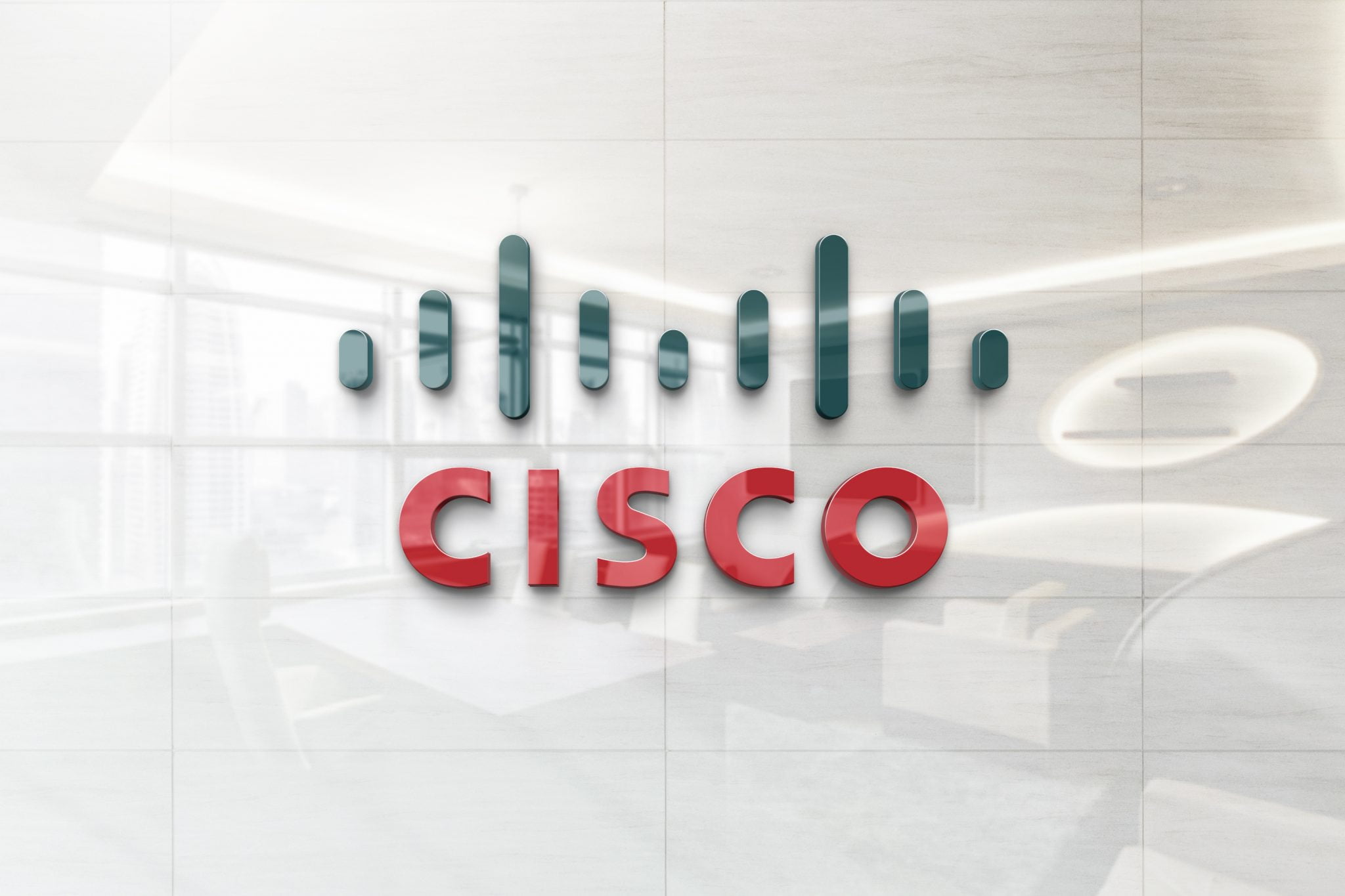 Realistic Glossy Wall Logo Mockup – GraphicsFamily