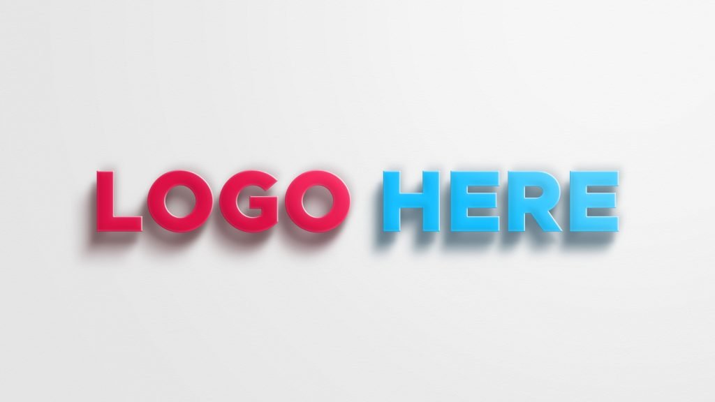 3D Logo Mockup With Realistic Shadow – GraphicsFamily