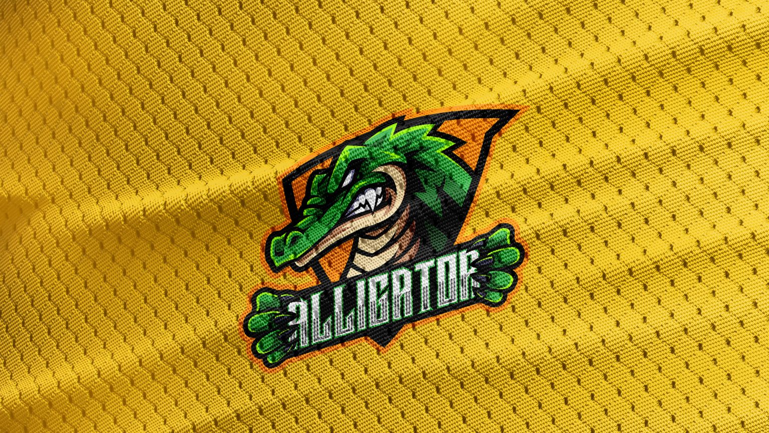Free Alligator Logo Mascot – GraphicsFamily