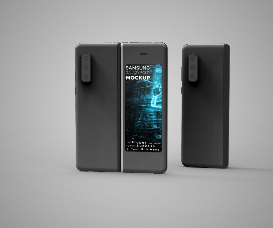 Samsung Galaxy Fold Mockup – GraphicsFamily