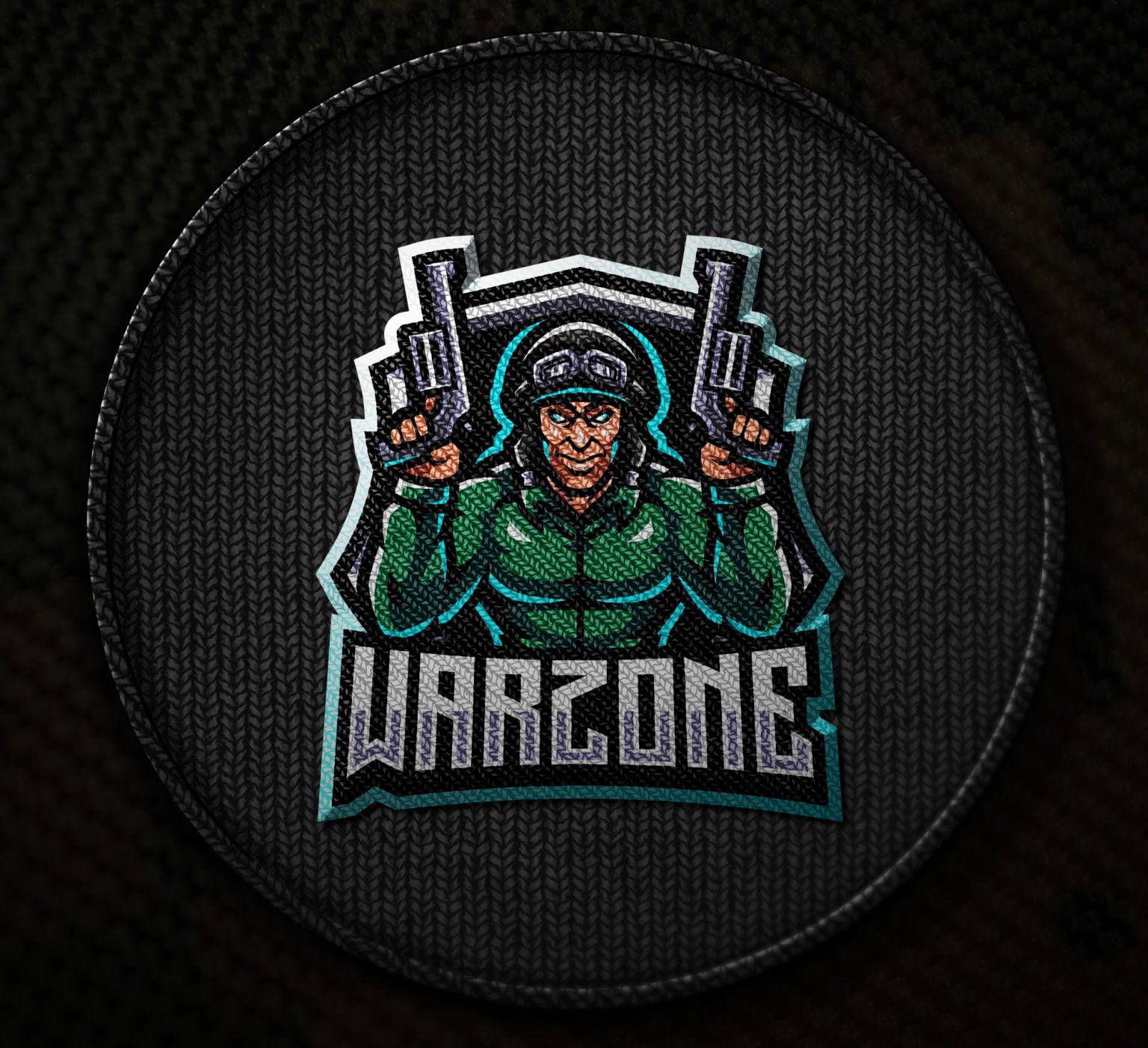 Free Warzone Gaming Mascot Logo – GraphicsFamily