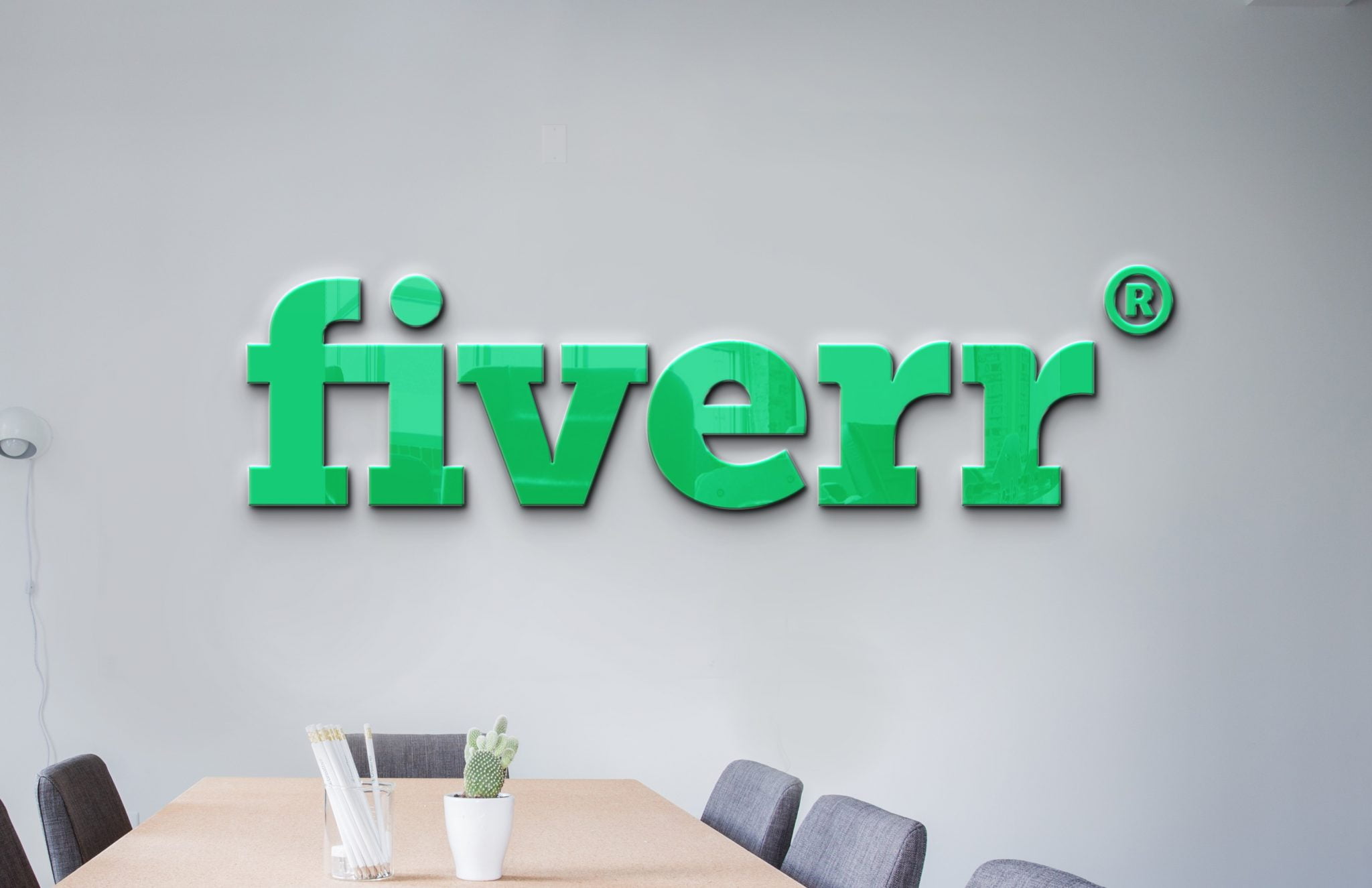 Conference Room Logo Mockup – GraphicsFamily