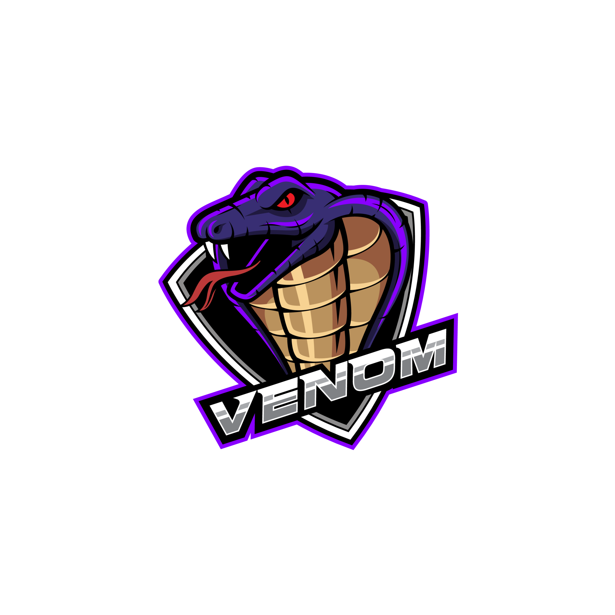 Free Venom Mascot Logo – GraphicsFamily
