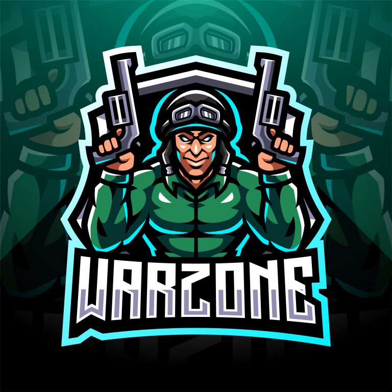 Free Warzone Gaming Mascot Logo – GraphicsFamily