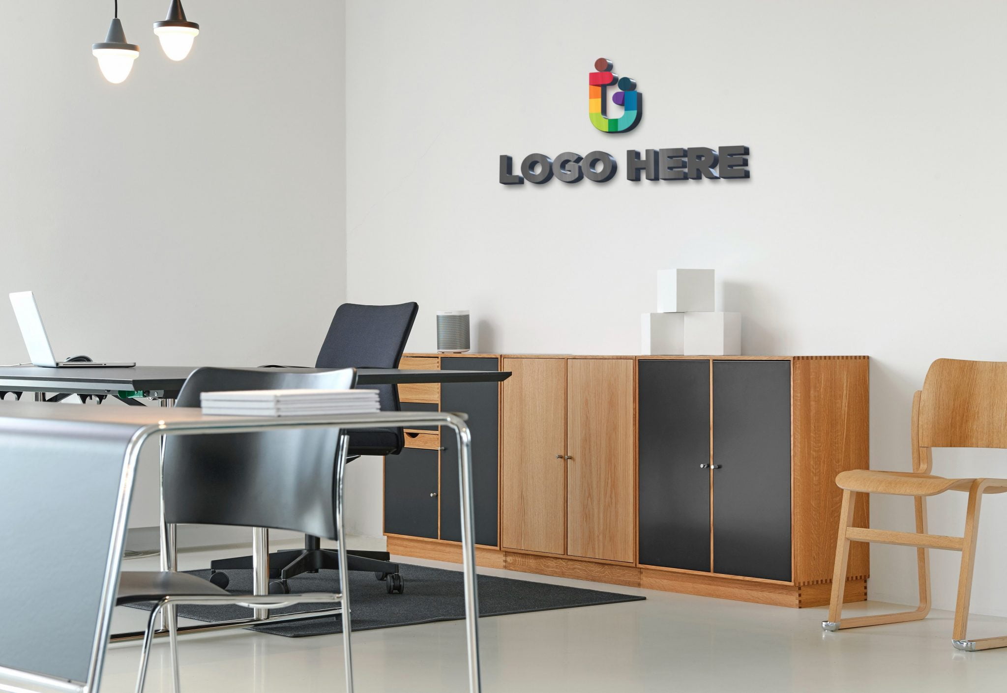 8 Free Office Branding Logo Mockups – GraphicsFamily