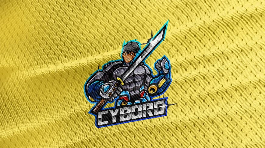 Free Cyborg Logo Mascot – GraphicsFamily