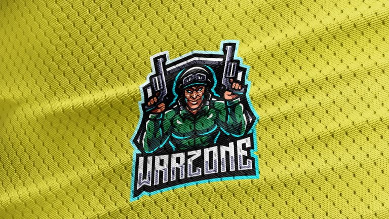Free Warzone Gaming Mascot Logo – GraphicsFamily