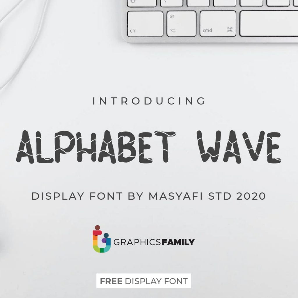 Alphabet Wave Font – GraphicsFamily