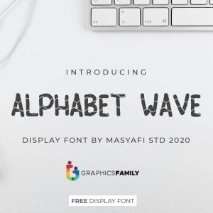 Alphabet Wave Font – GraphicsFamily