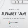 Alphabet Wave Font – GraphicsFamily