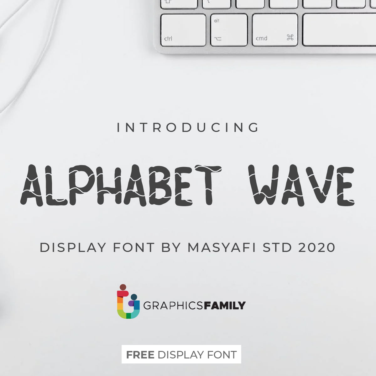 Alphabet Wave Font – GraphicsFamily
