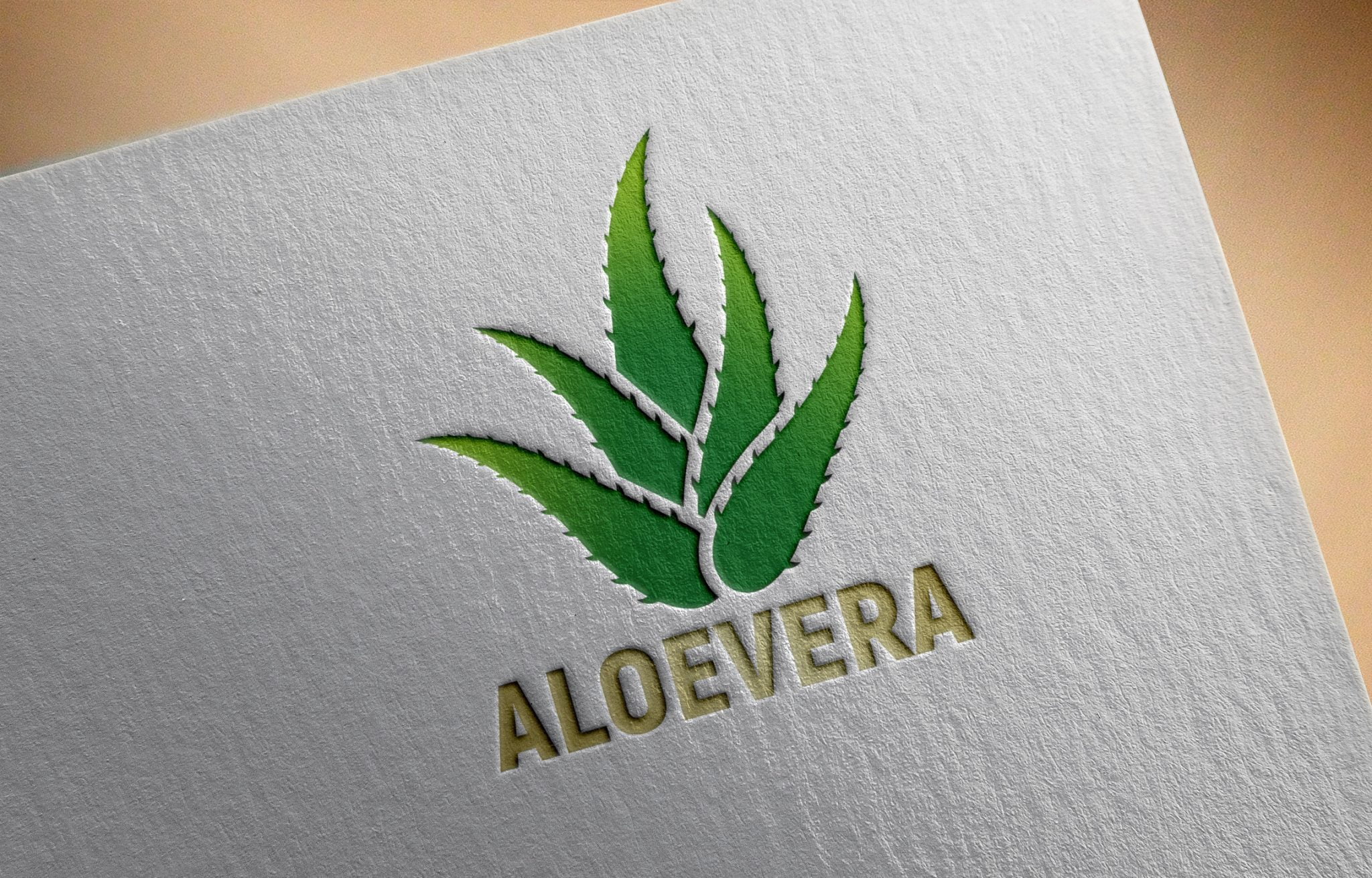 Aloevera Logo Design Free PSD – GraphicsFamily
