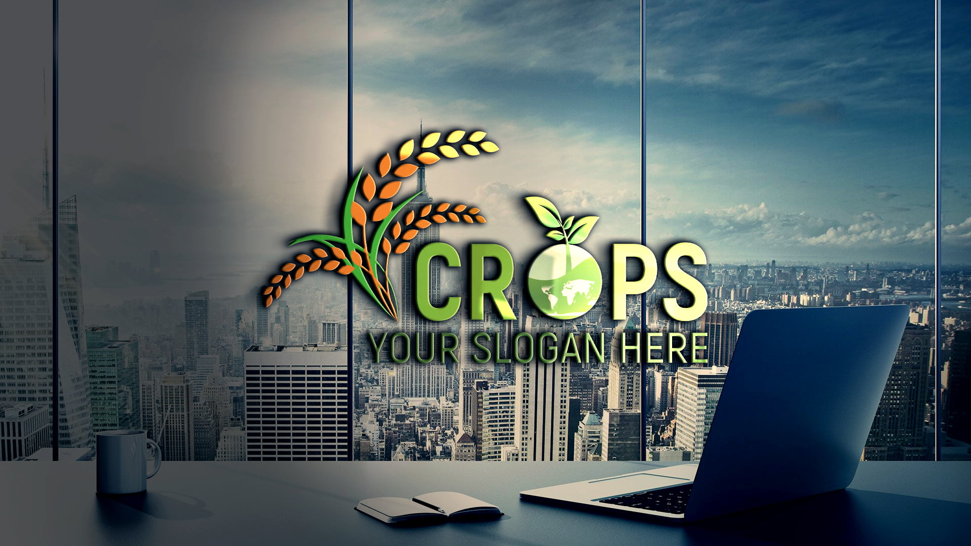 Clean Farm Agriculture Logo Template – GraphicsFamily