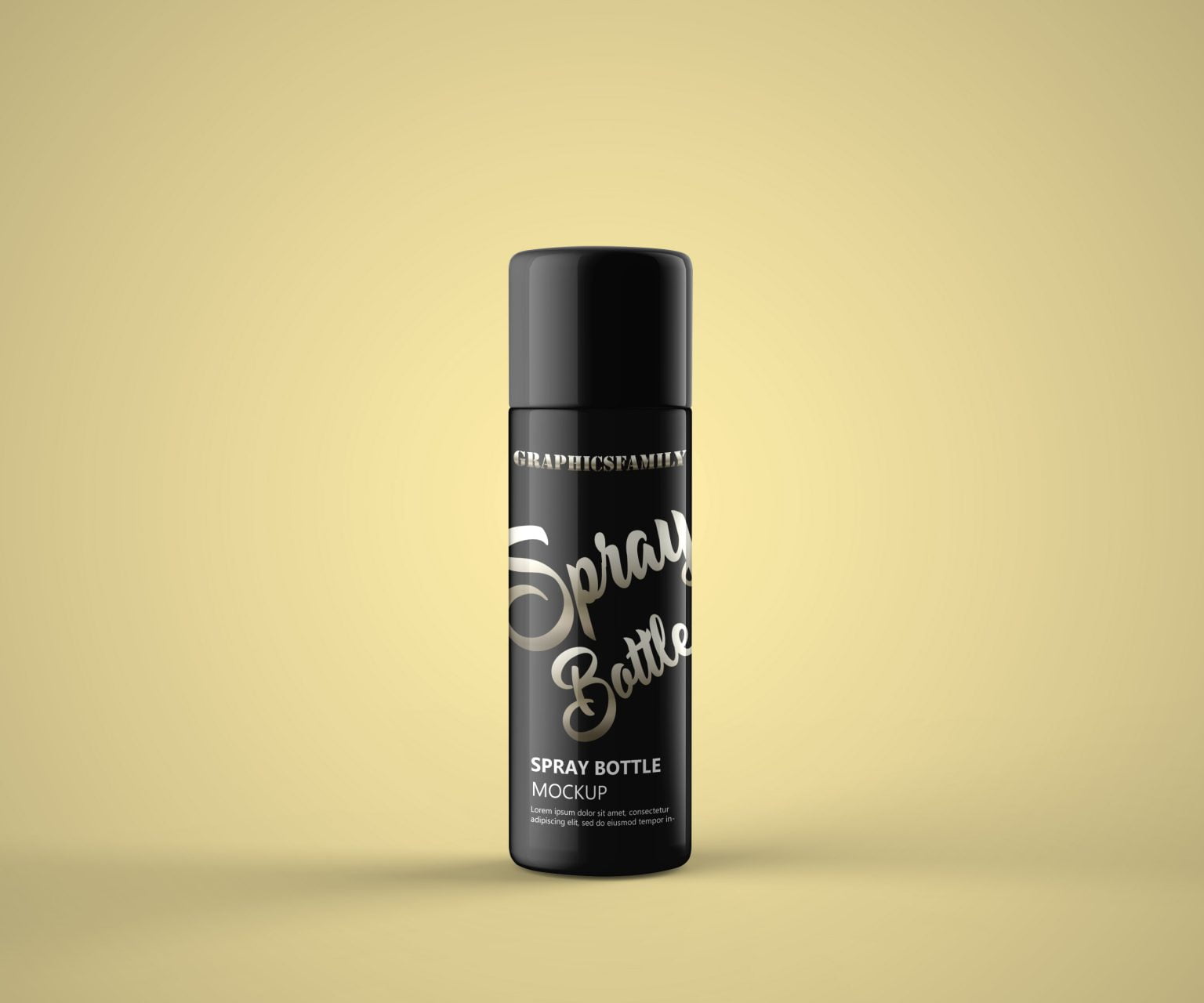 Deodorant Spray Mockup – GraphicsFamily