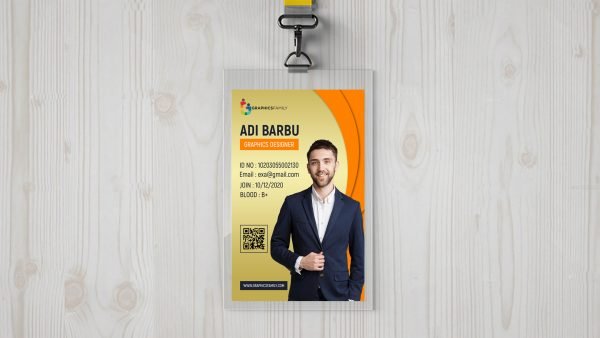 IT Company Id Card Design Template PSD – GraphicsFamily