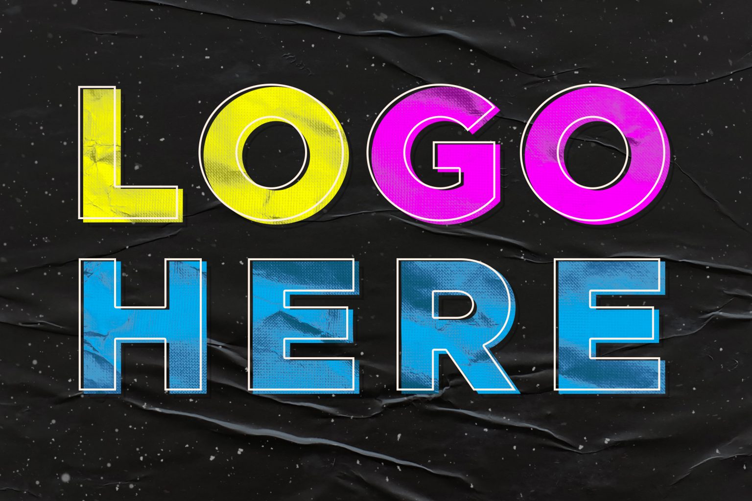 Retro Logo Mockup – GraphicsFamily