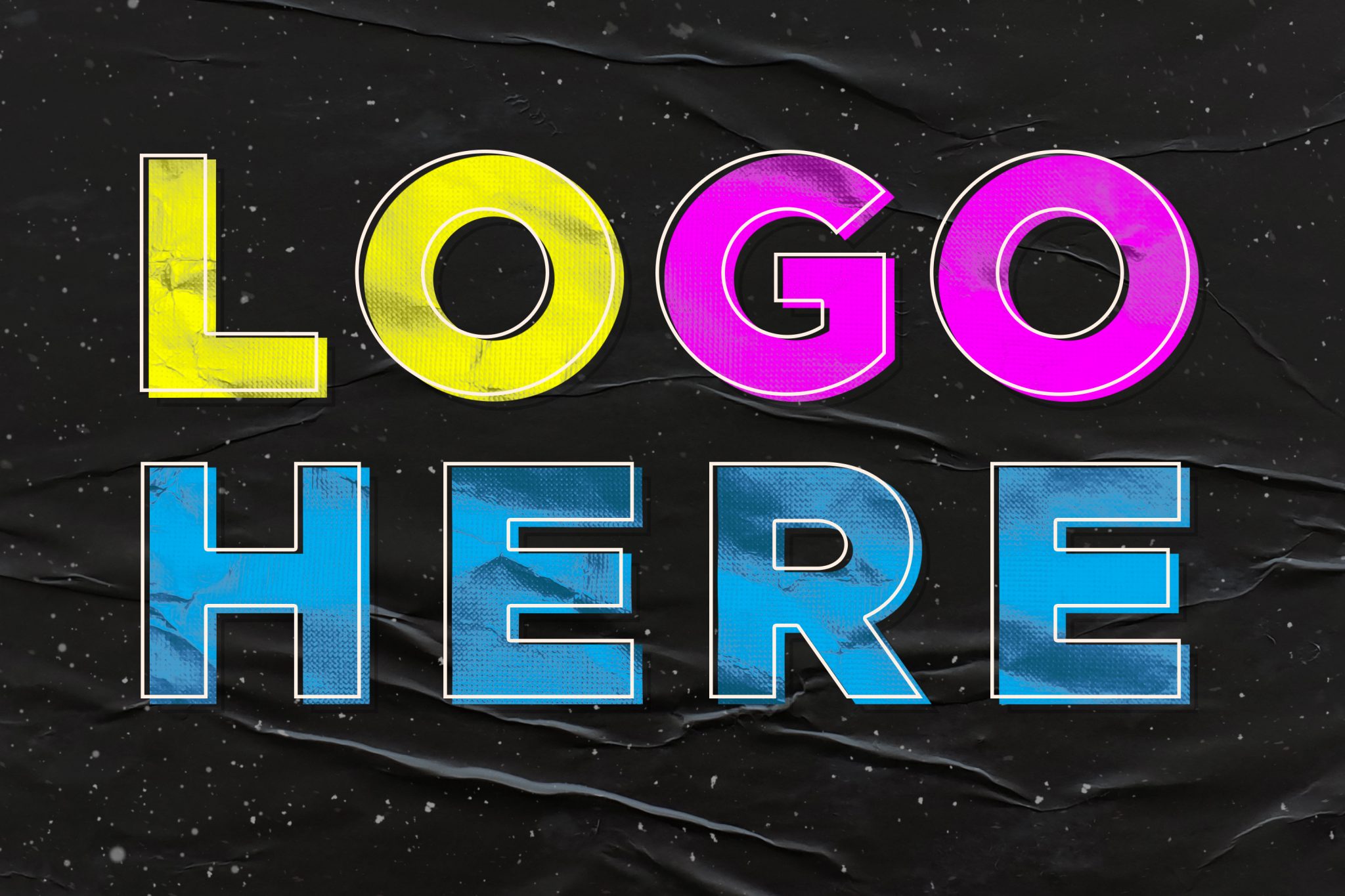 Retro Logo Mockup – GraphicsFamily