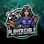 Girls Players Esports Mascot Logo – GraphicsFamily