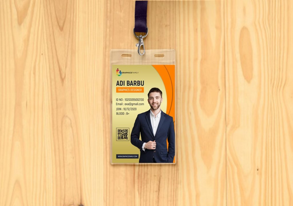 IT Company Id Card Design Template PSD – GraphicsFamily