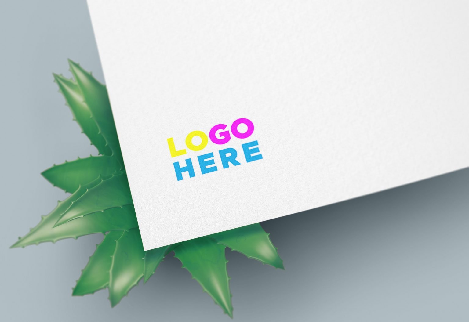 Minimal Logo Mockup – GraphicsFamily
