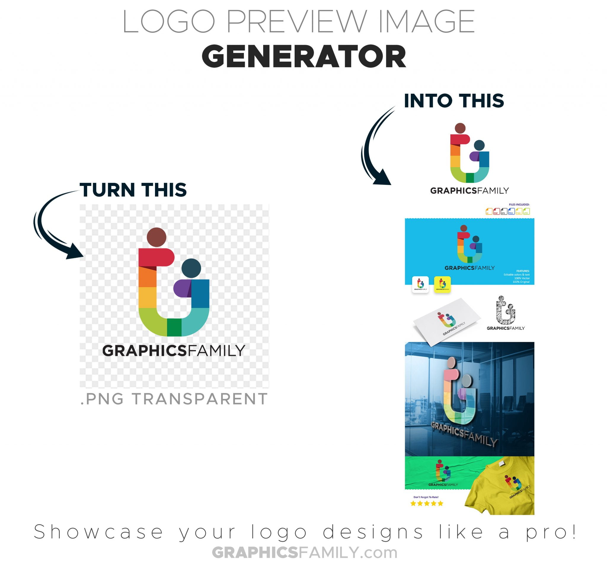 Logo Preview Image Generator – GraphicsFamily