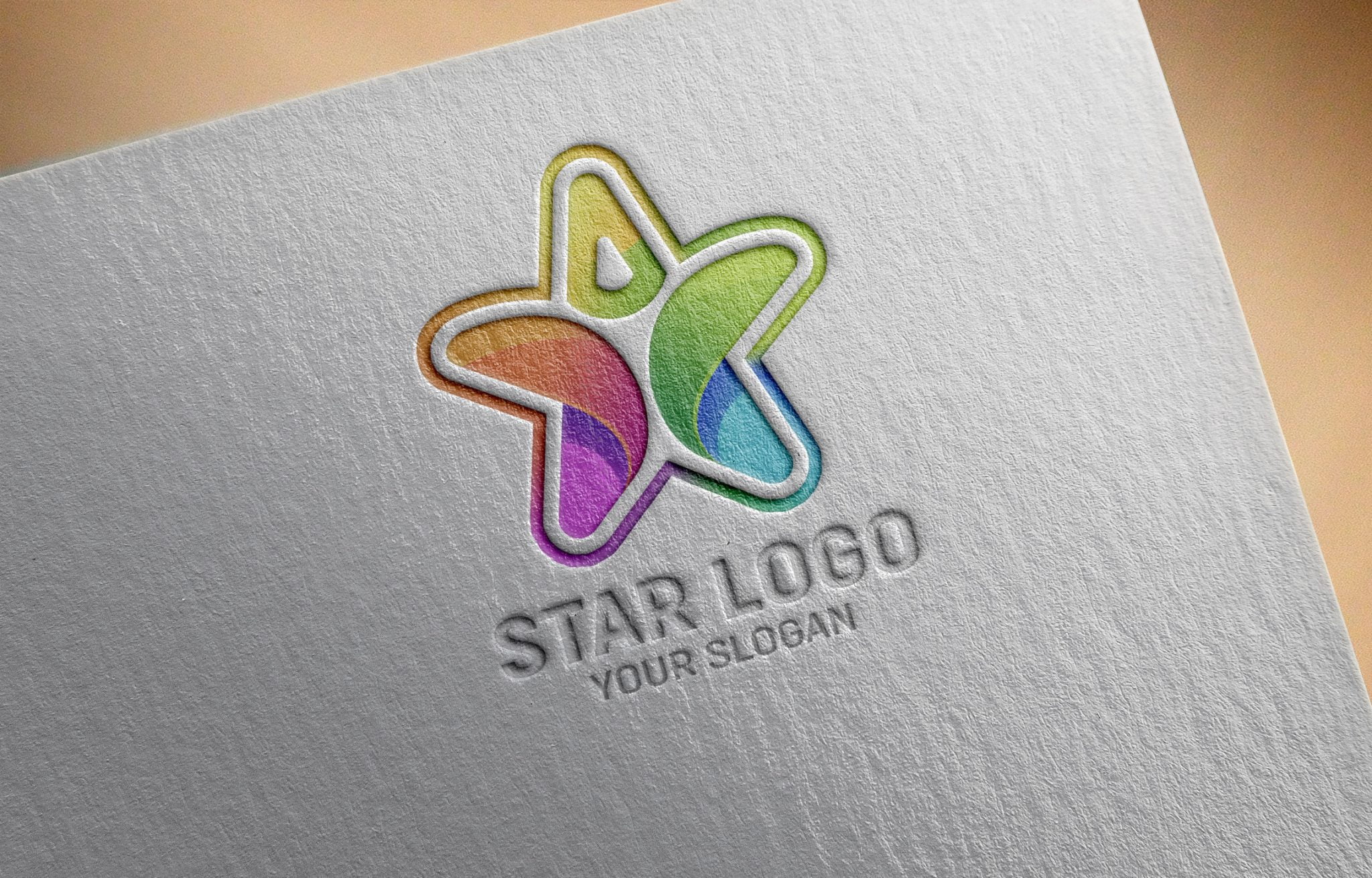 Star Person Logo Design PSD – GraphicsFamily
