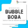 Bubble Boba Font – GraphicsFamily