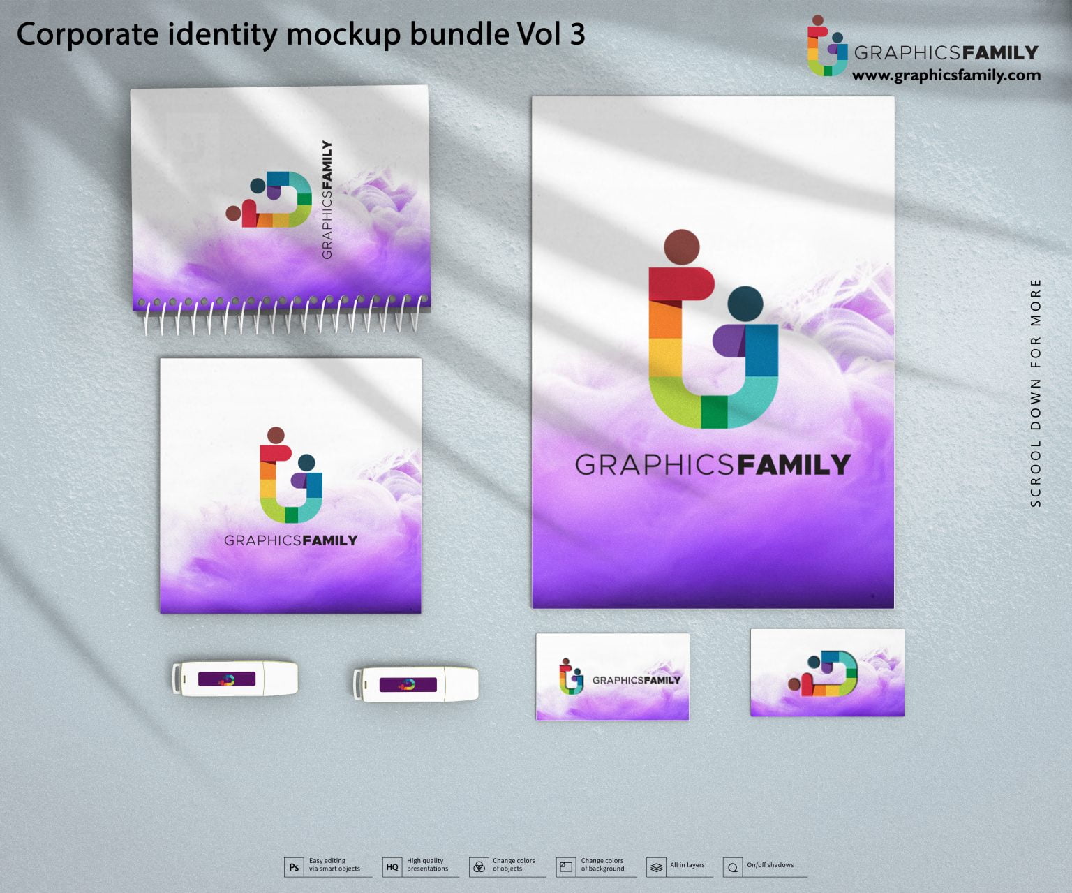 Free Professional Corporate Identity Mockup Bundle – GraphicsFamily