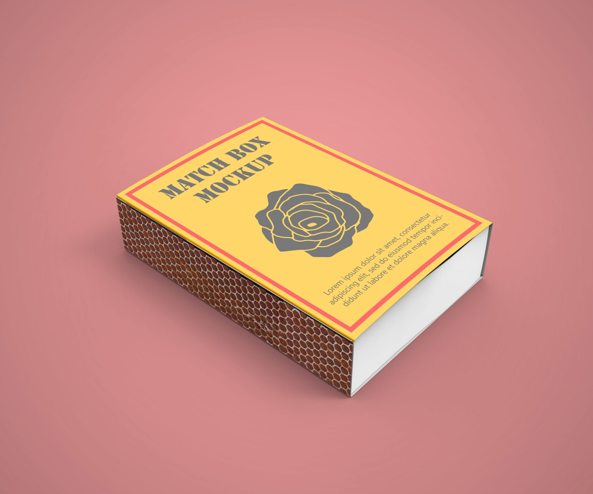 Free Rectangular Match Box Mockup – GraphicsFamily